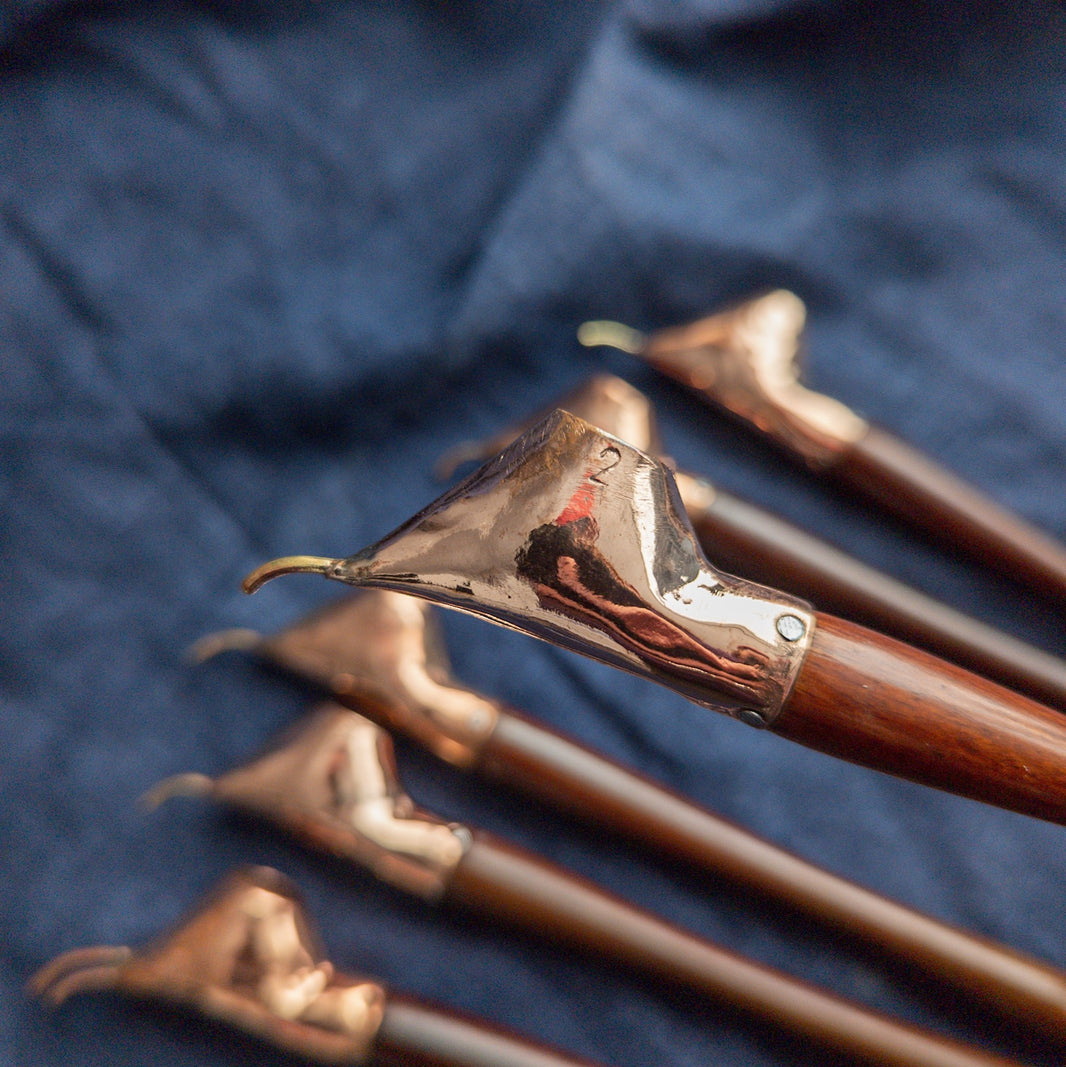 Copper Batik Tjanting | Teak Handled Java Cantings – Textile Traders